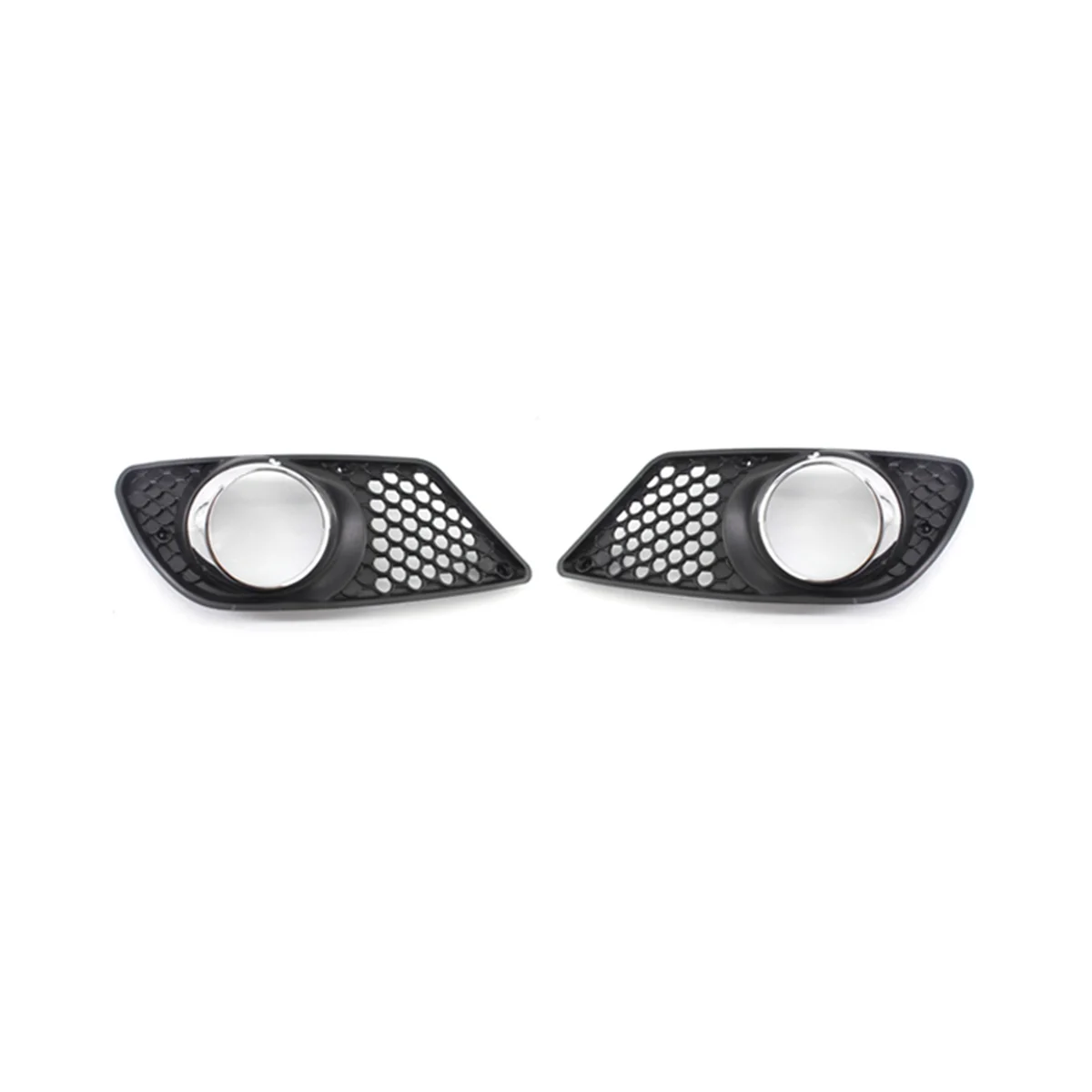 1 Pair Car Front Bumper Fog Light Grille Fog Lamp Grill Cover with ...