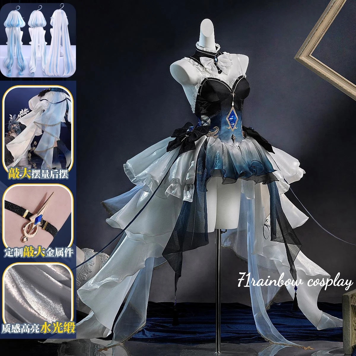 Disfraz-de-Cosplay-de-Genshin-Impact-para-mujer-uniforme-de-Navidad ...