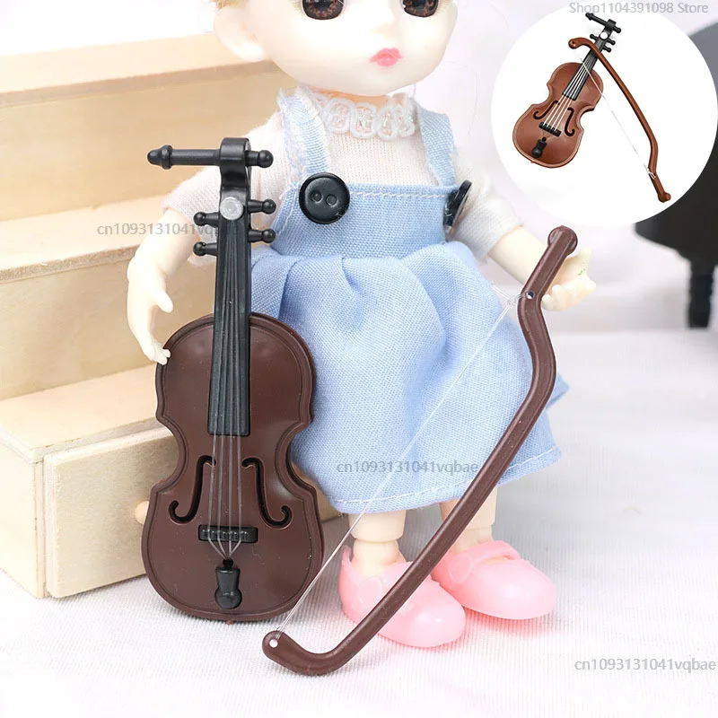 Mini Miniature Violin Handmade Model Violin Home Decor Crafts ...