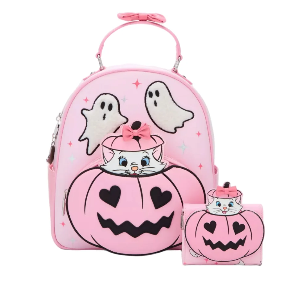 Disney Pink Marie The Cat Series Large Capacity Backpack With ...