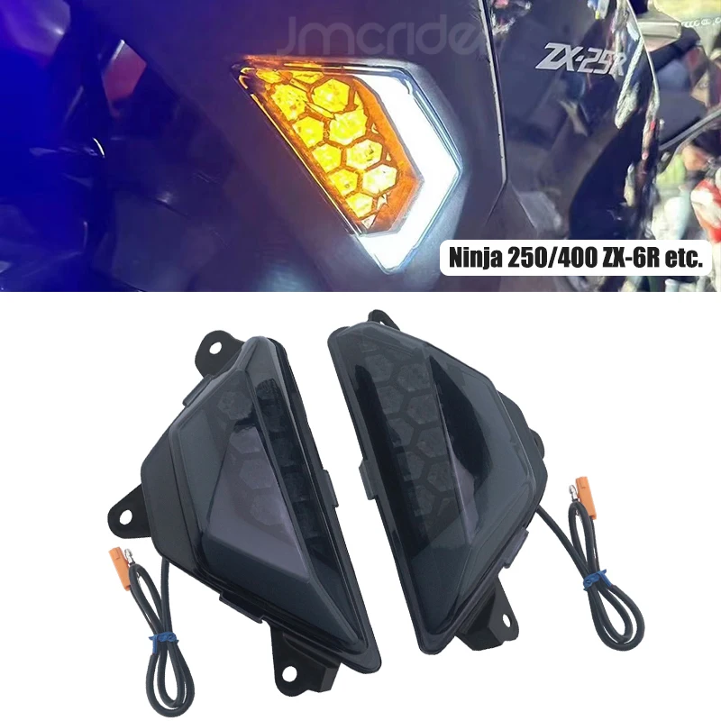 Motocicleta-LED-Turn-Signal-Indicador-de-luz-Flasher-l-mpada-Kawasaki ...