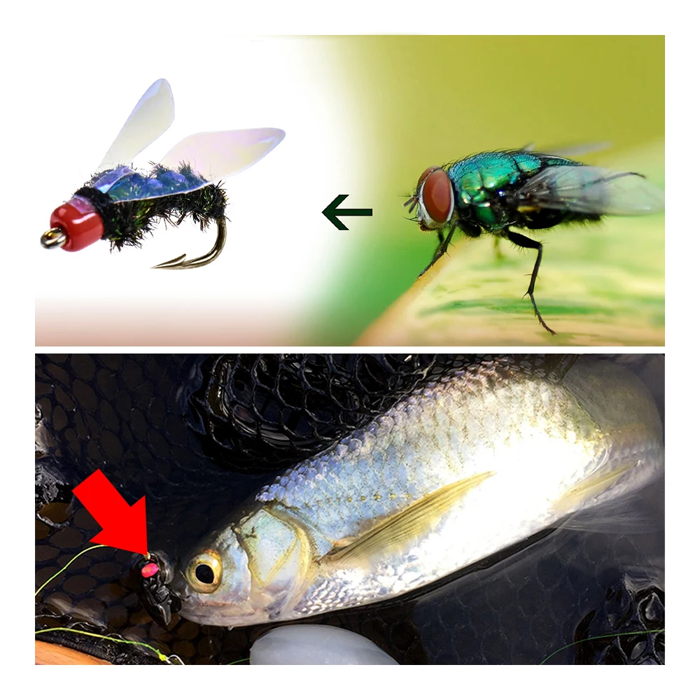 Se-uelo-de-mosca-bi-nico-anzuelo-de-mosca-alado-cebo-de-insectos-tiras ...