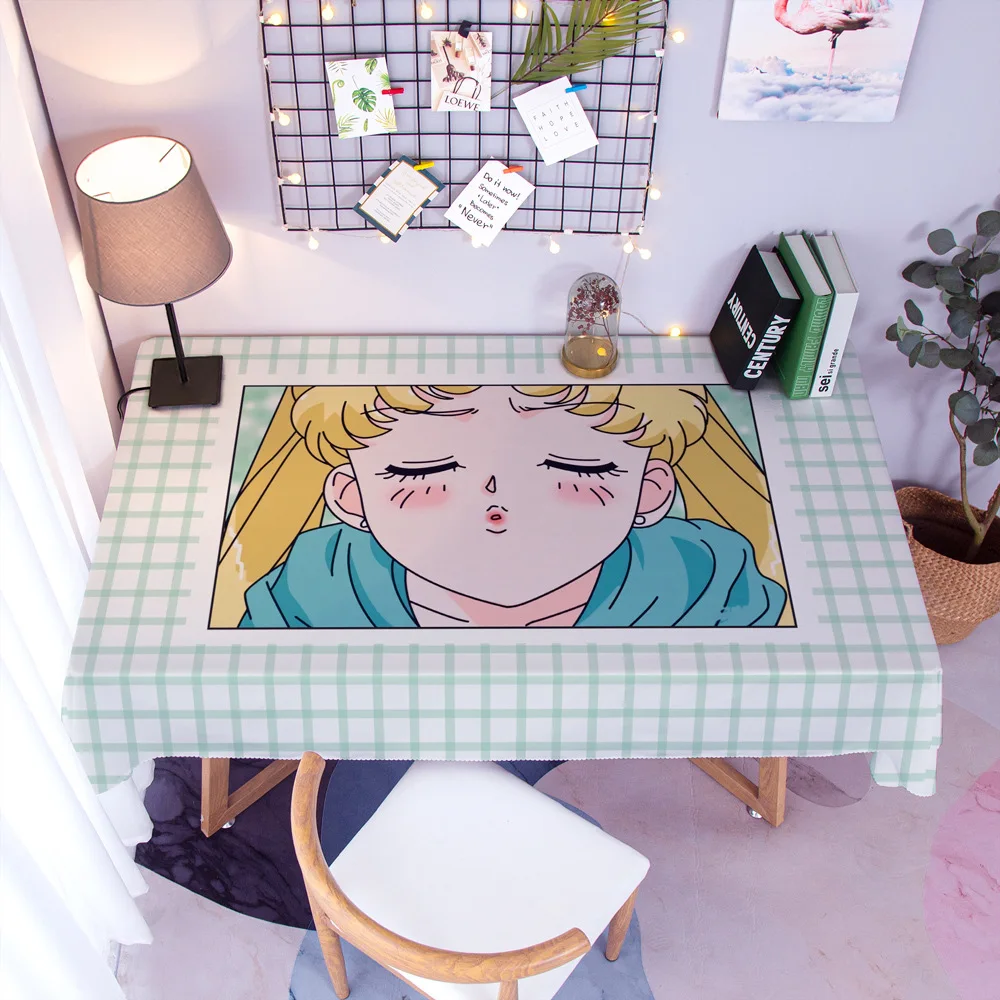 Cartoon-Anime-Printed-Waterproof-Table-Cover-Rectangular-Coffee-Table ...