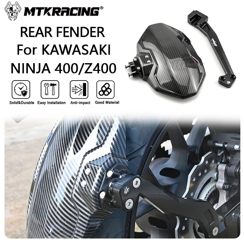 MTKRACING-REAR-FENDER-For-KAWASAKI-NINJA-400-Z400-2018-2024-Motorcycle ...