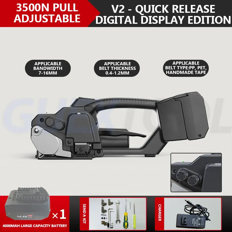 Fully Automatic V2/V3 Electric Strapping Machine Is Suitable For 7-16mm ...