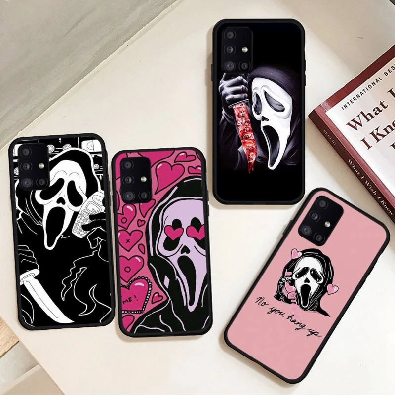 Ghostface Phone Case Samsung 21 | Samsung 22 Plus Case Horror - Art ...