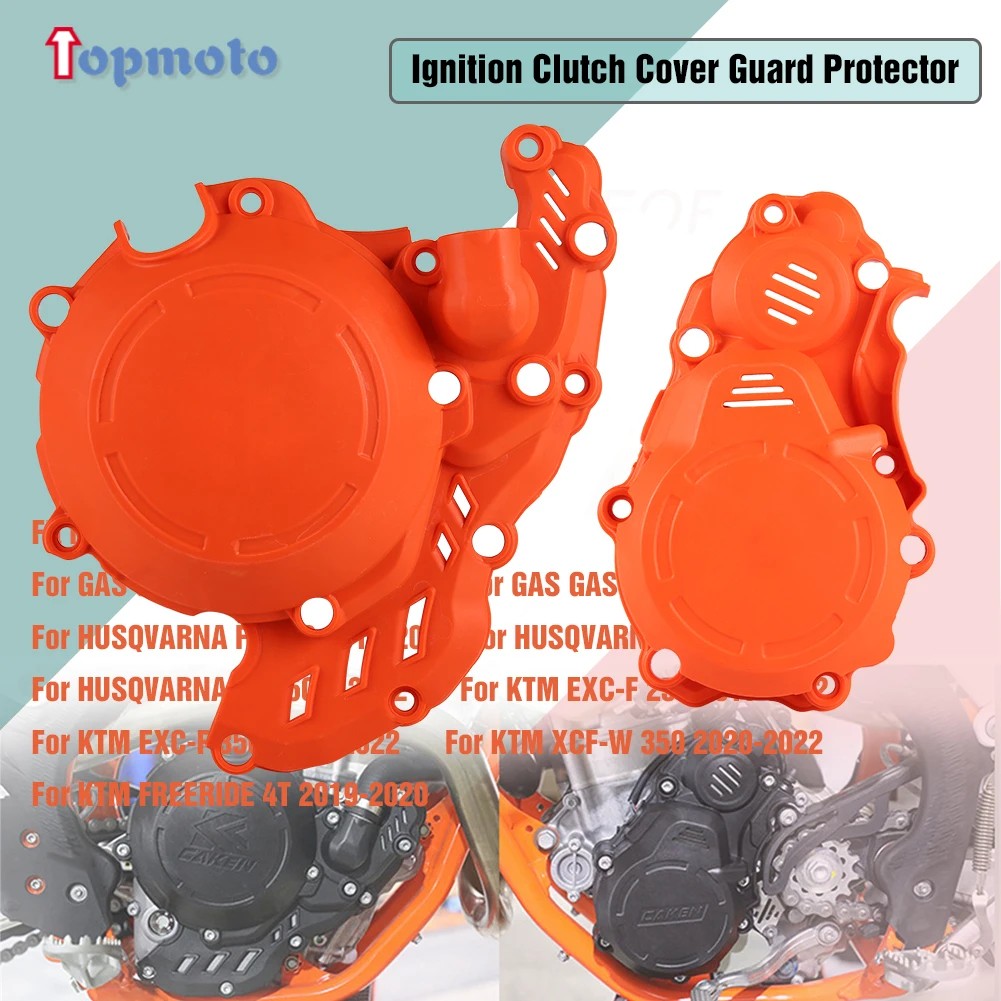 Motorcycle-Engine-Cover-Clutch-Magneto-Protector-For-KTM-SXF-XCF-EXC ...