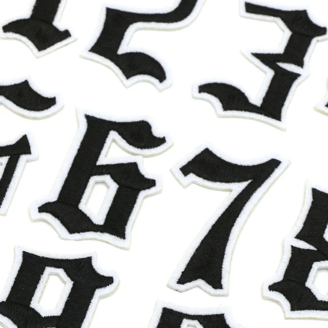 Gothic Number Font