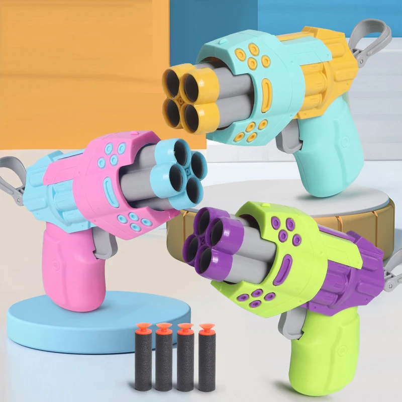 Radish-Gun-Decompression-toys-Manually-Toys-Soft-Bullets-Guns-Blasting ...