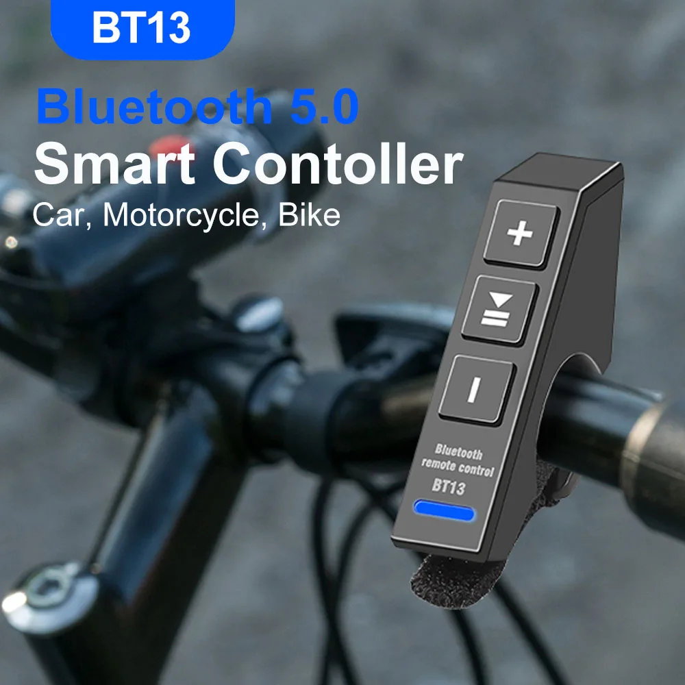 Motorcycle-Bike-Remote-Controller-Wireless-Bluetooth-5-0-Waterproof ...
