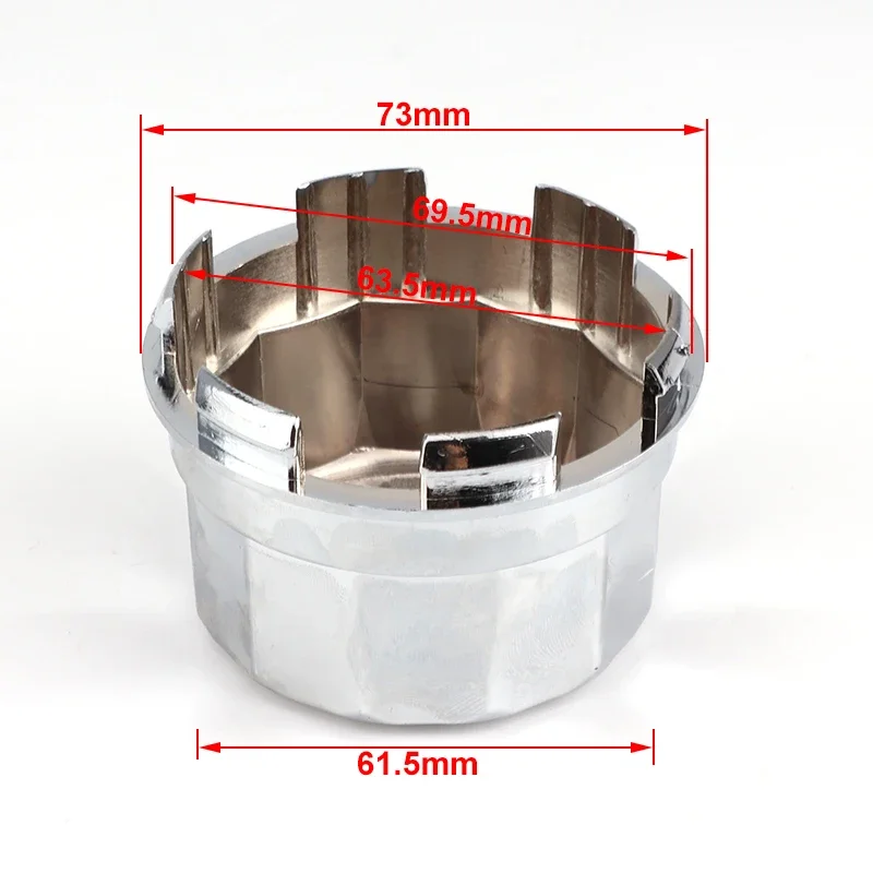 4pcs/lot Decorative Cover Electroplating Special Hub Caps For ATV UTV ...
