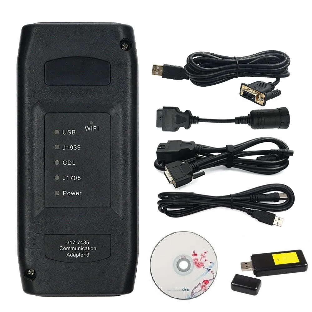 Truck-Diagnostic-Tool-CAT-3-ET3-Wifi-Adapter-III-2019A-CAT3 ...