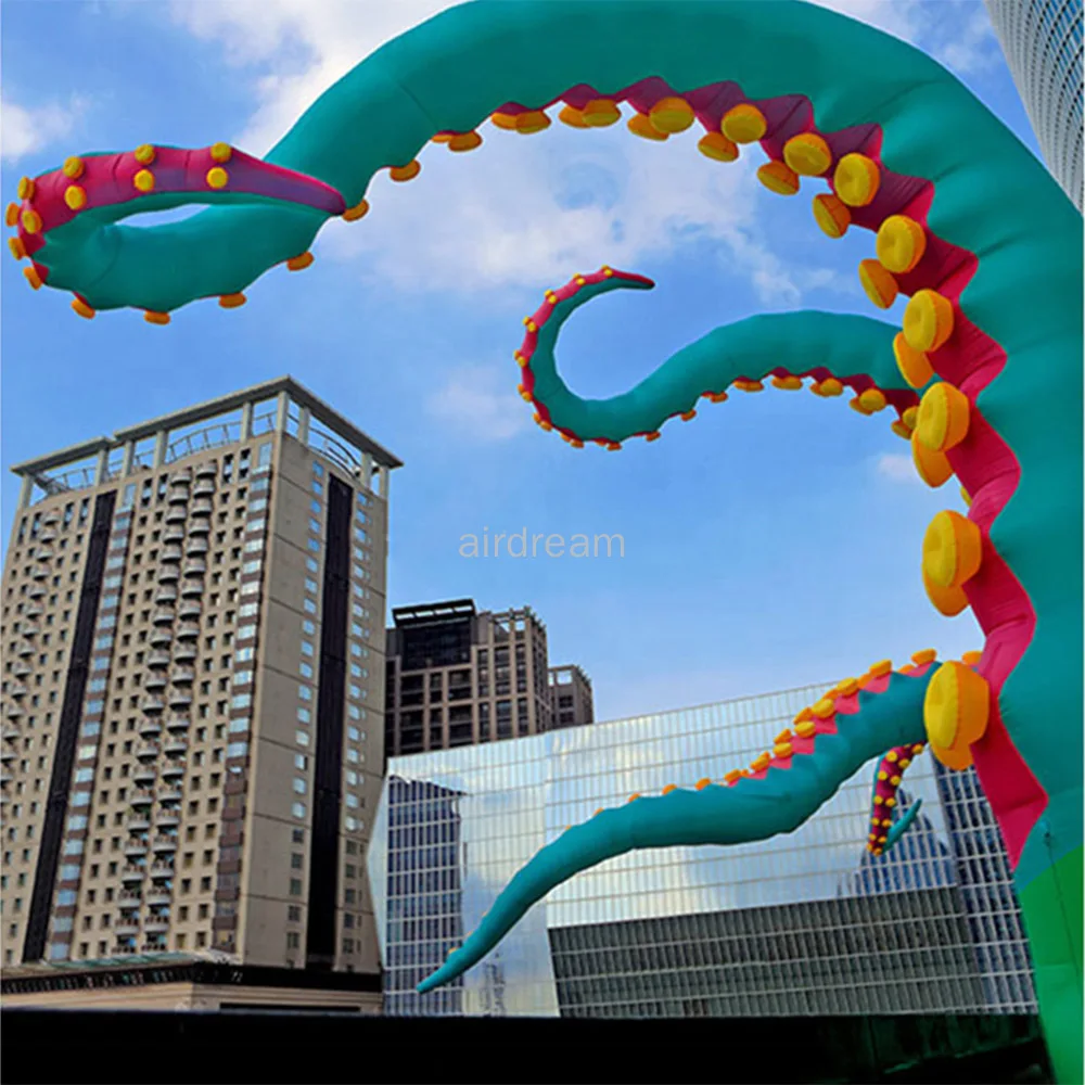 Elegant-super-Inflatable-Octopus-Tentacle-3-7-Meters-High-Squid-Tube ...