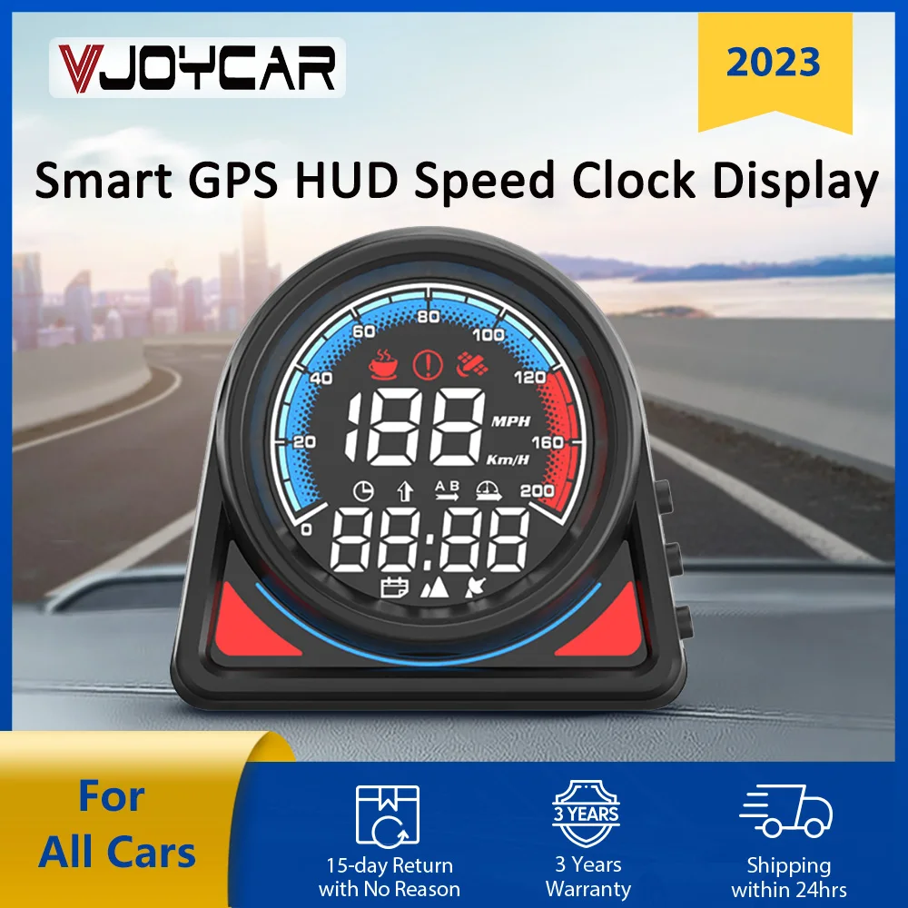 2023 Auto Universal Digital Smart HUD GPS Speedometer HD LCD Display ...