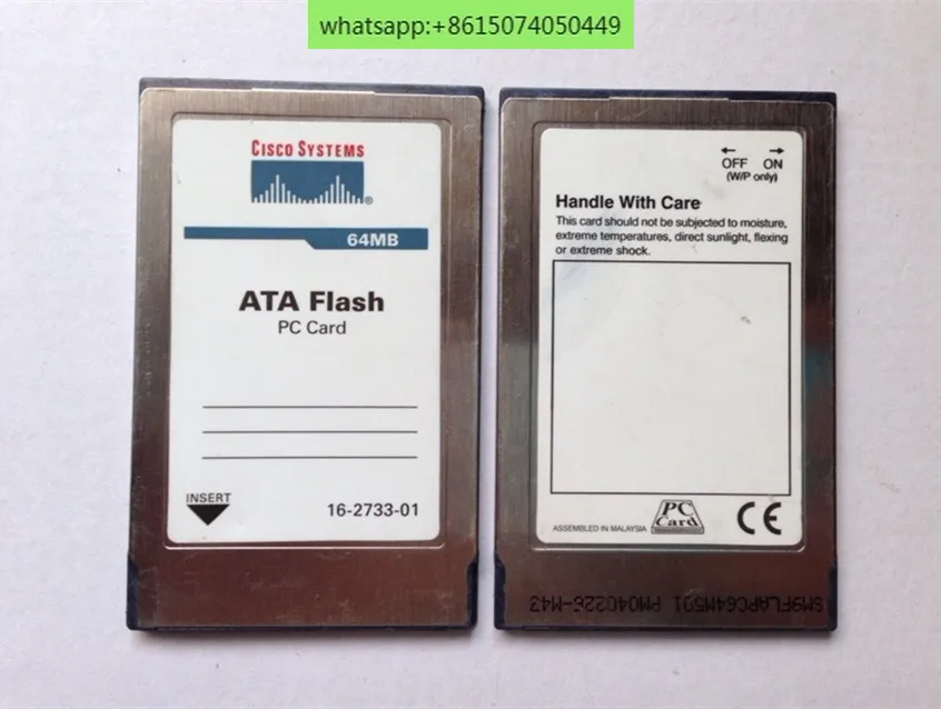 Cisco-PC-card-64M-ATA-FLASH-CARD-64MB-PCMCIA-memory-card-CNC-industrial ...