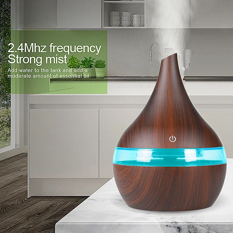 300ml-Humidifier-Home-Aromatherapy-Diffuser-Air-Appliance-Vaporizer ...