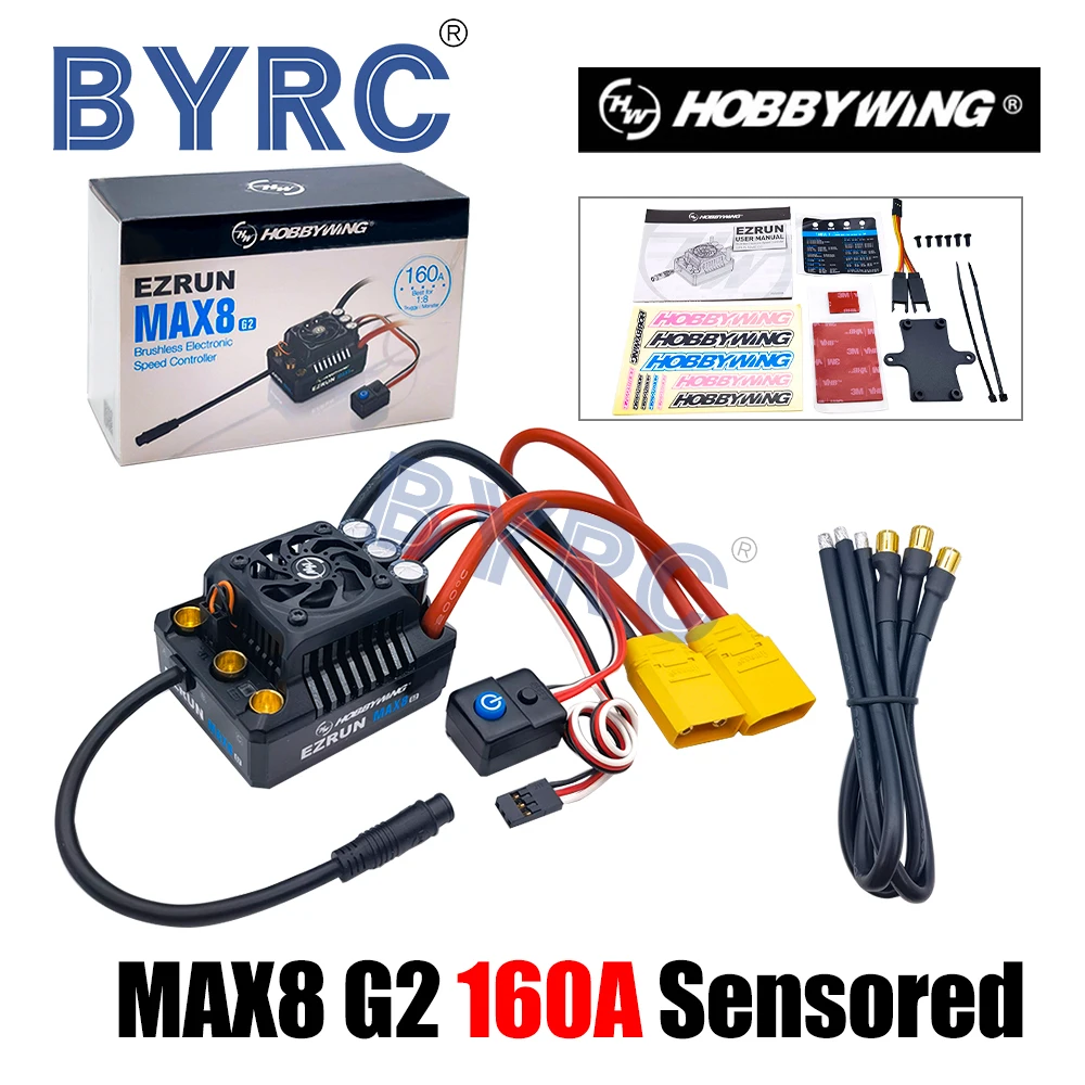 Hobbywing Sensored Esc | Hobbywing Ezrun Max8 | Hobbywing Max8 Esc ...