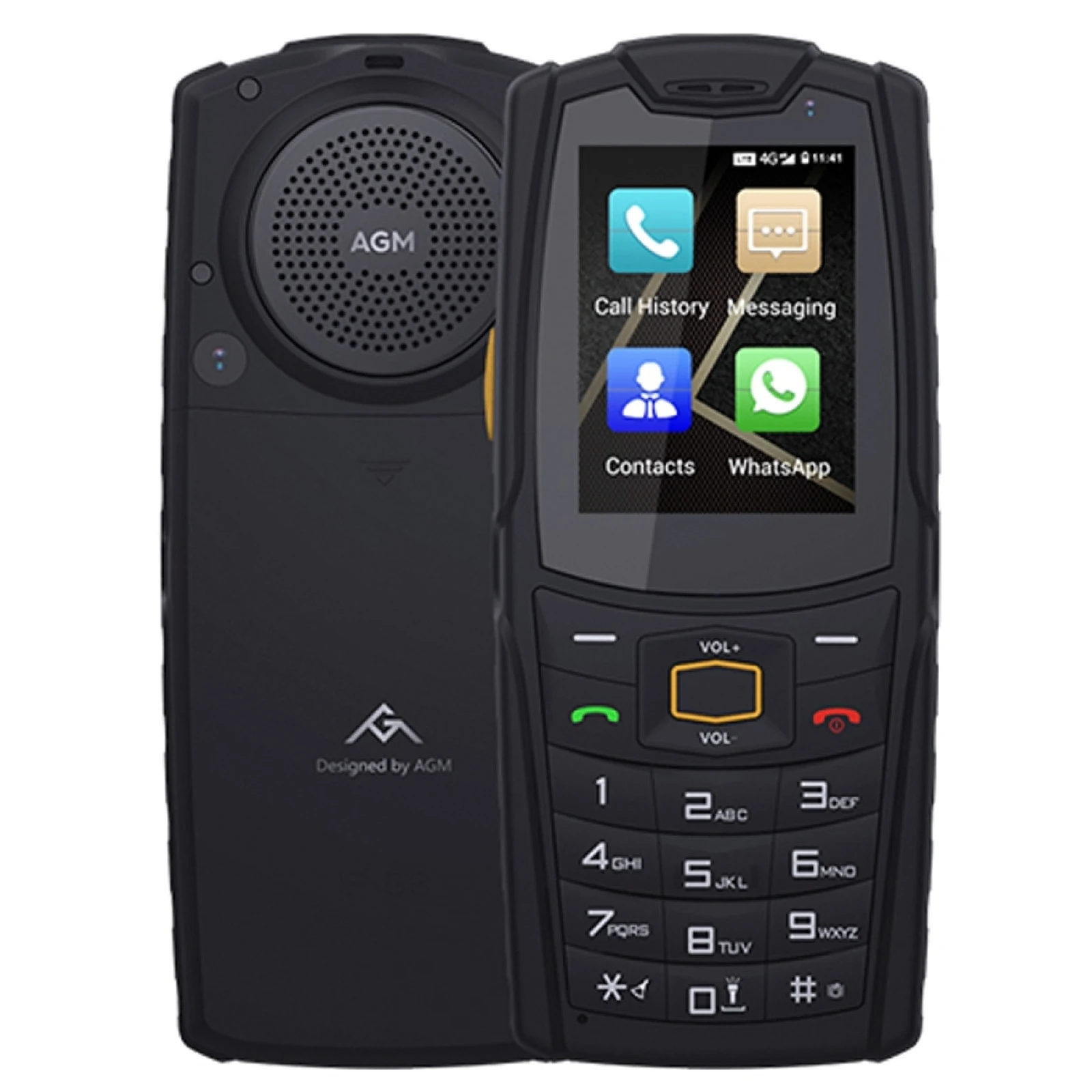 AGM M7 Rugged Phone 2GB+16GB Android 8.1 IP68 Waterproof Mobile 2.4 ...