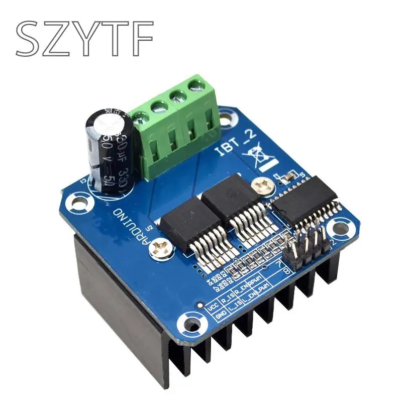 Double Bts7960/btn7960 43a H-bridge High-power Motor Driver Module/ Diy ...