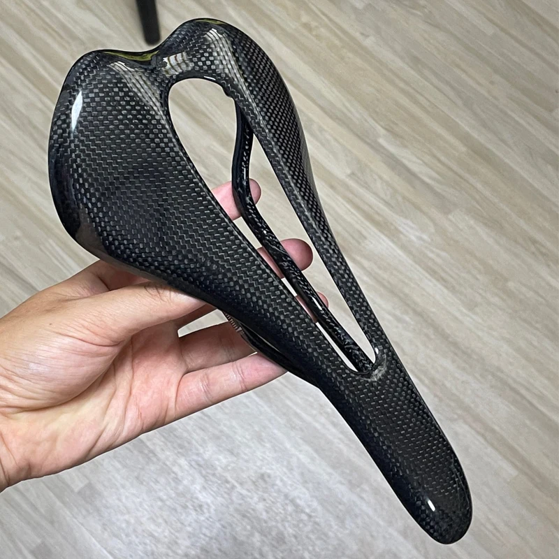 NEW Ultralight 3K Full Carbon Fiber Bicycle Saddle Road MTB Bike Carbon ...