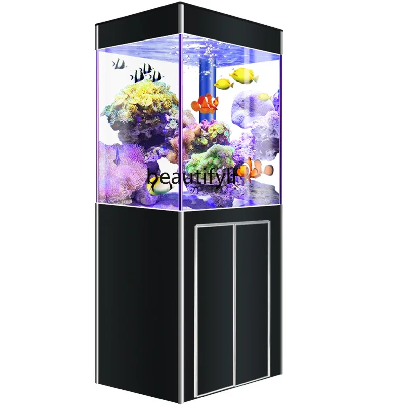 Super-White-Glass-Advanced-Fish-Tank-New-Bottom-Filter-Ecological ...