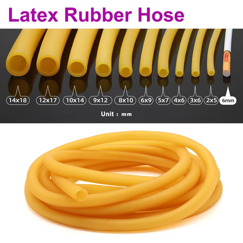 Yellow-Nature-Latex-Rubber-Hoses-IDxOD-1-6-18mm-High-Resilient-Surgical ...