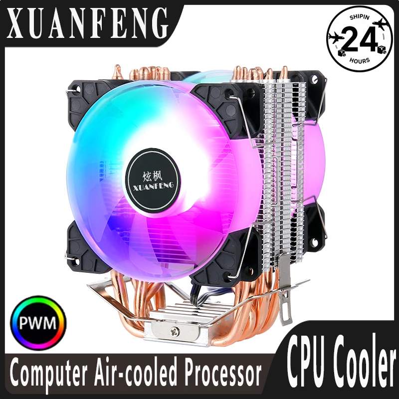 XUANFENG 90mm Fan Air-Cooler Cpu Cooler Compatible LGA2011 x79 x99 2066 ...