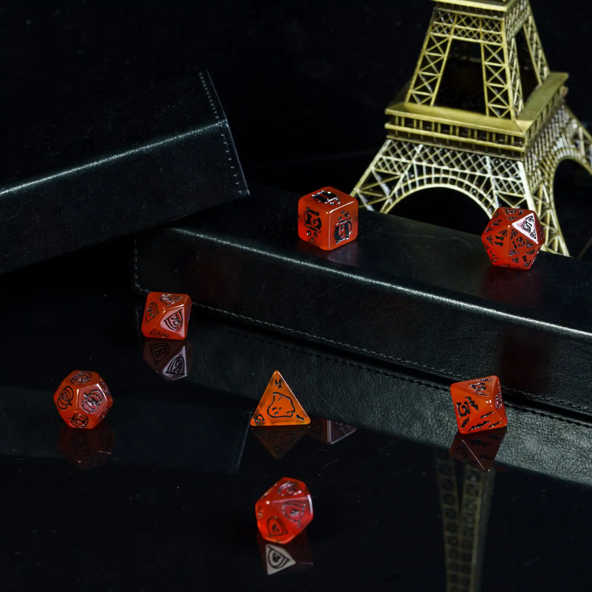 Cusdie Halloween DND Dice Set 7Pcs D&D Dice Pumpkin Bat Ghost D4-D20 ...