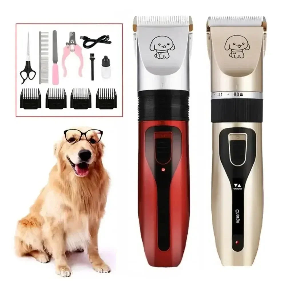 Dog-hair-trimmer-pet-electric-beauty-trimmer-USB-rechargeable-shaver ...