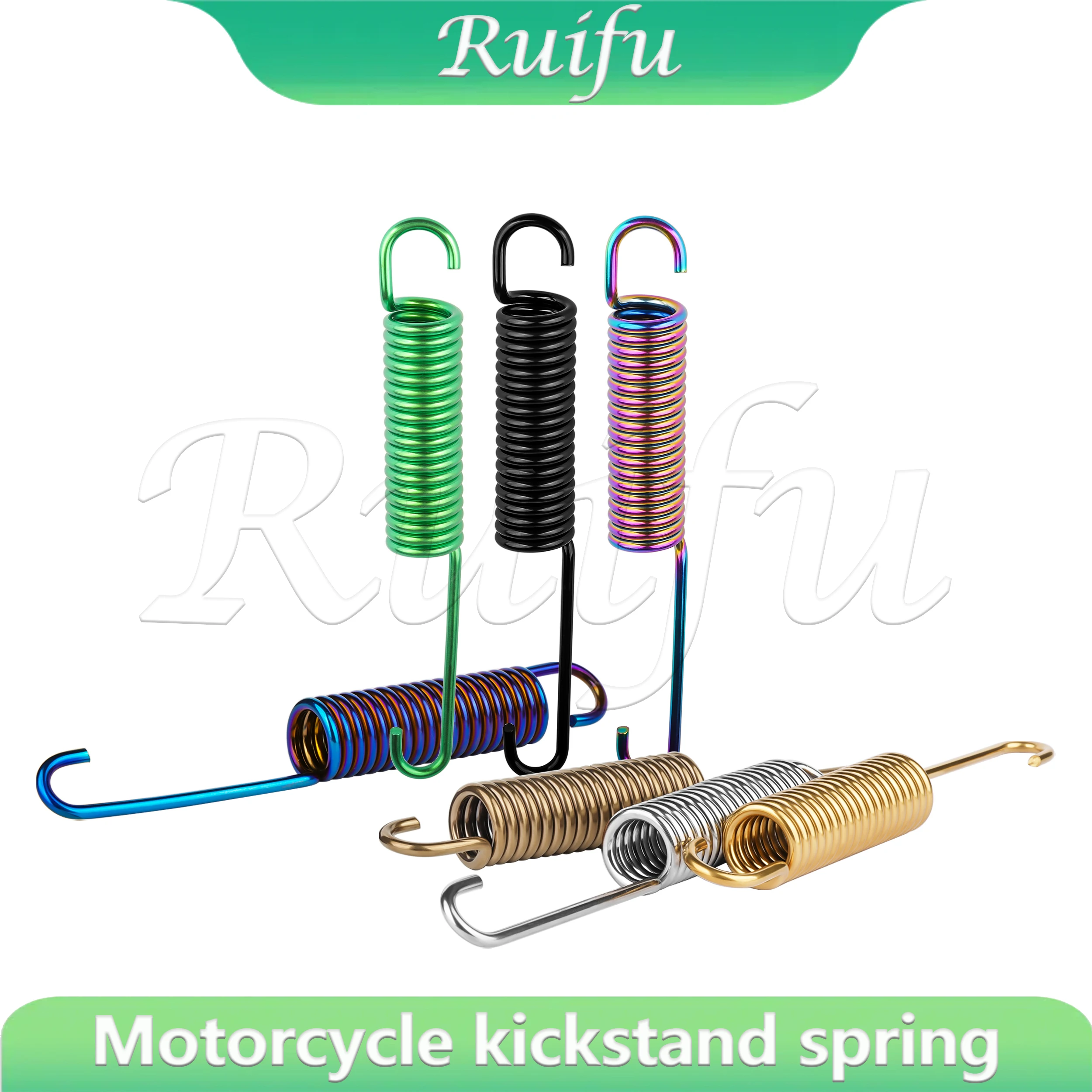 Ruifu Titanium Bolt Motorcycle Parking Side Kickstand Spring Practical ...