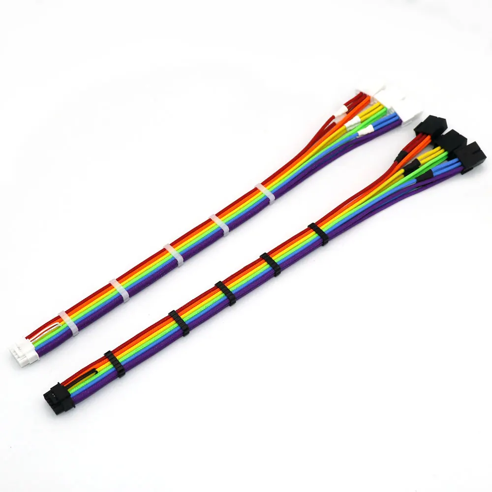 Angitu-Rainbow-Cabo-de-Extens-o-12V-HPWR-3x8Pin-12-4Pin-16Pin-PCIE-5-0 ...