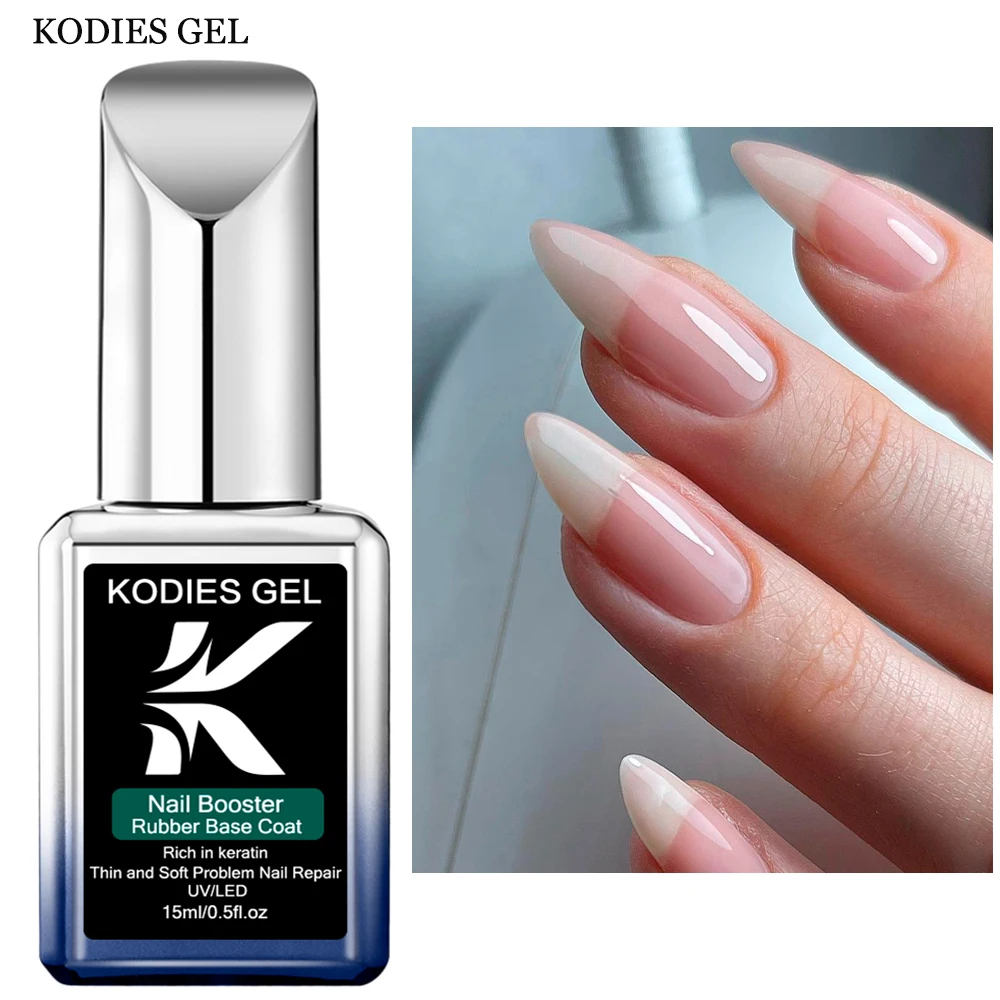 KODIES-GEL-Nail-Booster-Rubber-Base-Coat-Gel-Nail-Polish-Self-Leveling ...
