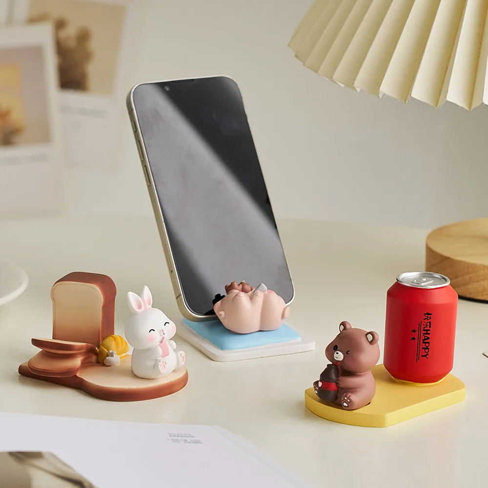 Nordic-Style-Mobile-Phone-Bracket-Cute-Animal-Model-Portable-Phone ...