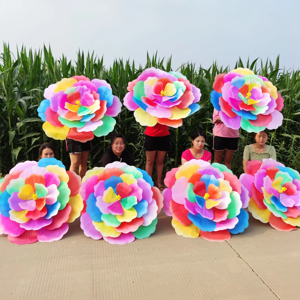 Dance props Peony umbrella stage performance umbrella sports meeting ...