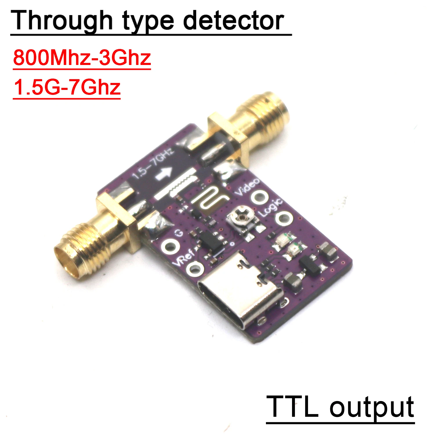 800Mhz-7GHz-Through-Type-Detector-Comparator-Standing-Wave-Protection ...