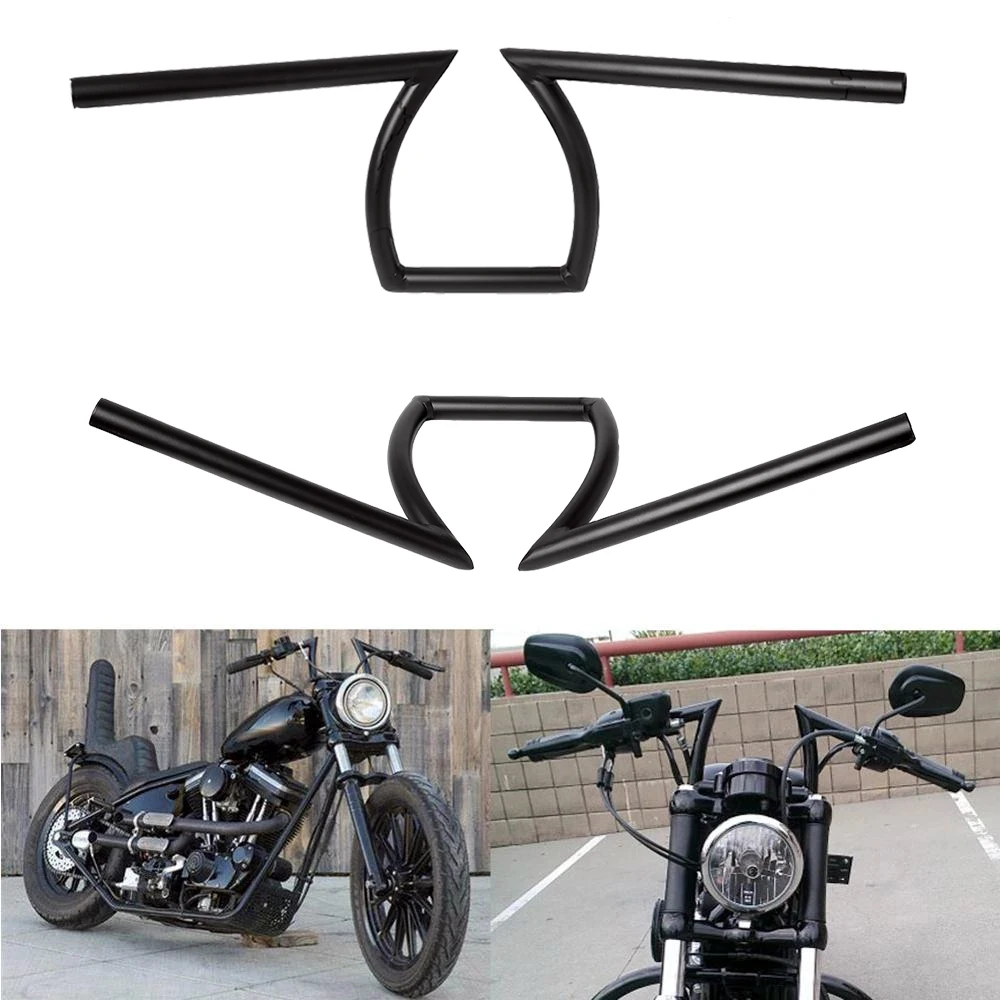 Manillar Retro para motocicleta, manillar de 22mm, 7/8 ", 25mm, 1 ...