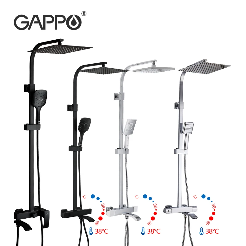 GAPPO-shower-faucet-set-bronze-waterfall-wall-bathtub-faucet-mixer-tap-shower-head-chrome ...