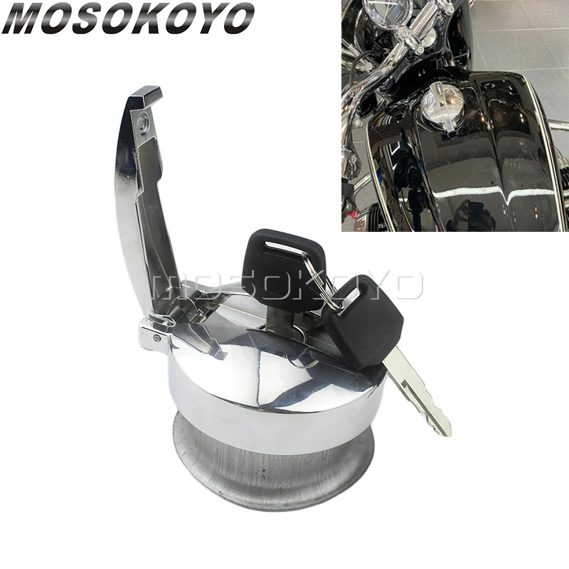 Vintage-Motorcycle-Custom-Fuel-Tank-Oil-Tank-Cap-With-2-Keys-Classic ...