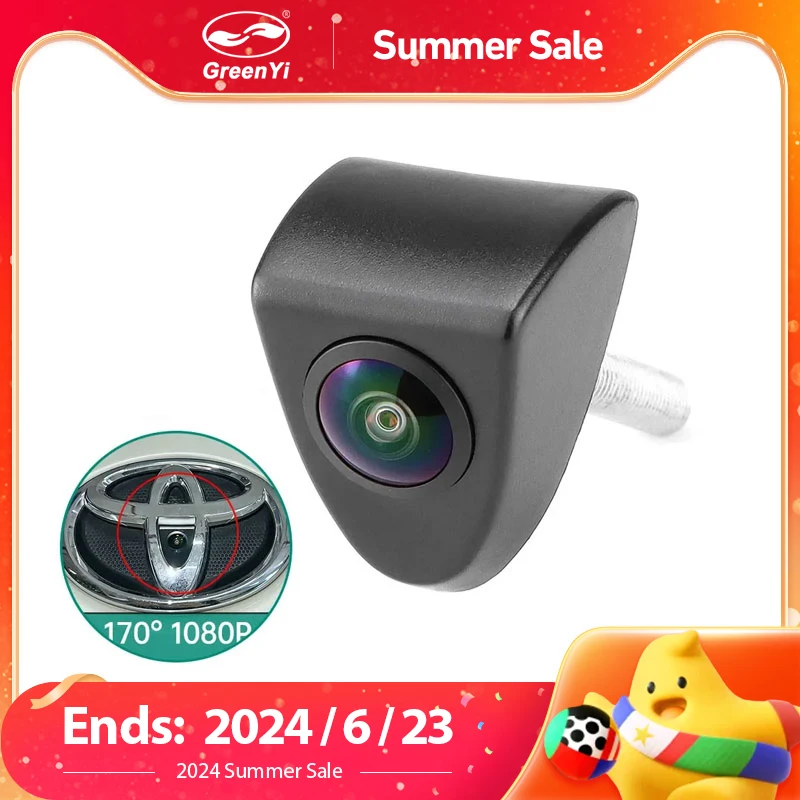 CCD-AHD-1080P-Vehicle-Logo-Front-View-Camera-For-Toyota-Avensis-Crown ...