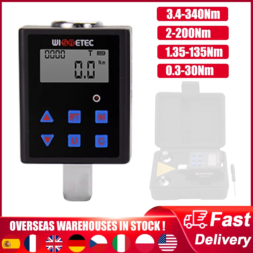 Digital Torque Meter 3.4-340Nm Two-ways Measurement Two Working Modes ...