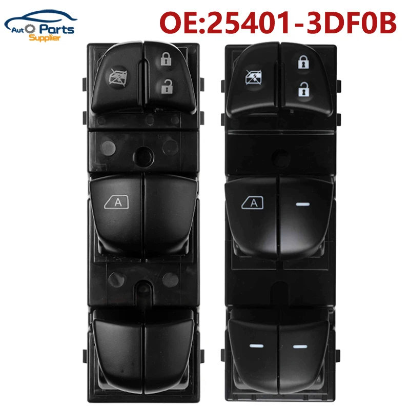 New 25401-3DF0B 254013DF0B Door Power Window Mirror Switch for Nissan ...