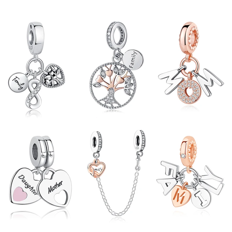 Original-925-Sterling-Silver-Charm-Bead-Family-Tree-of-Life-Pendant ...