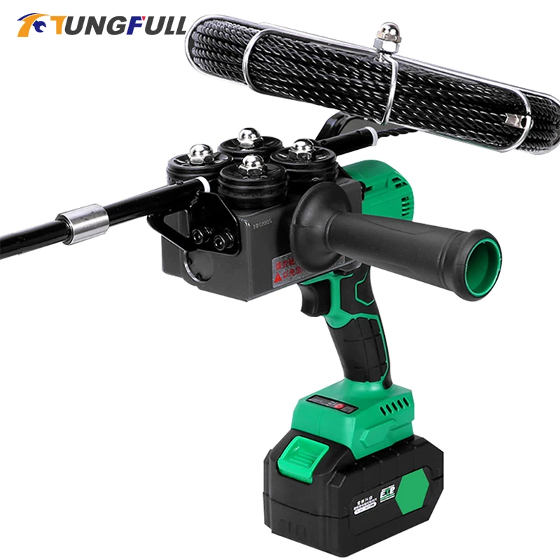 Electrician-Stringing-Machine-Electric-Cable-Threading-Machine-Battery ...