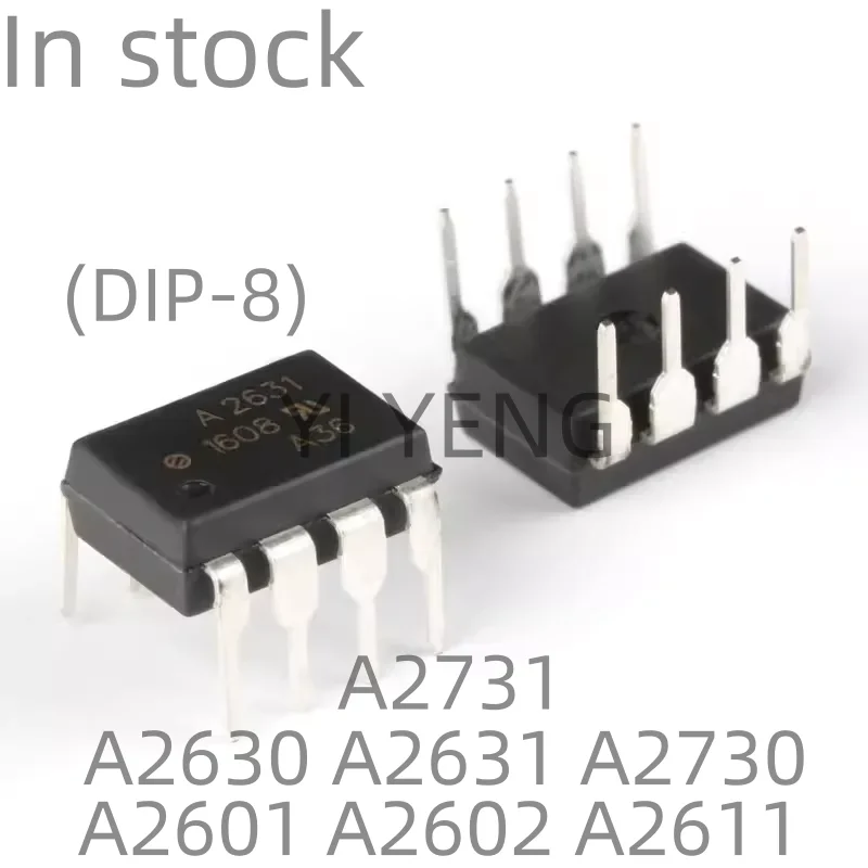 10Pcs-HCPL-2601-HCPL-2602-HCPL-2611-HCPL-2630-HCPL-2631-HCPL-2730-HCPL ...