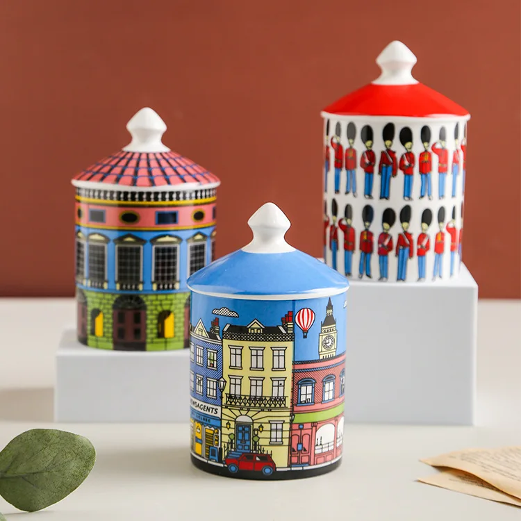 Italian-Style-Storage-Jar-with-lid-Decorative-Aromatherapy-Ceramics ...