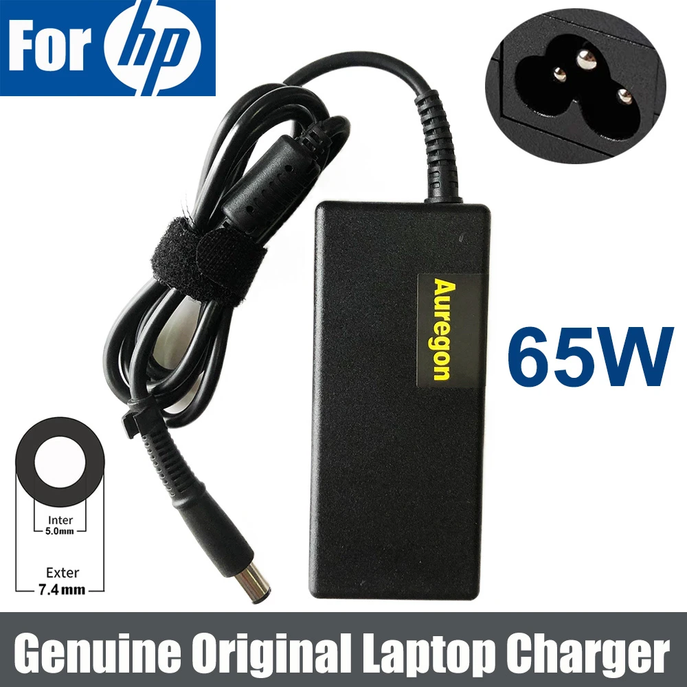 Genuine Original 65w New Ac Adapter Charger Power Supply For Hp ...