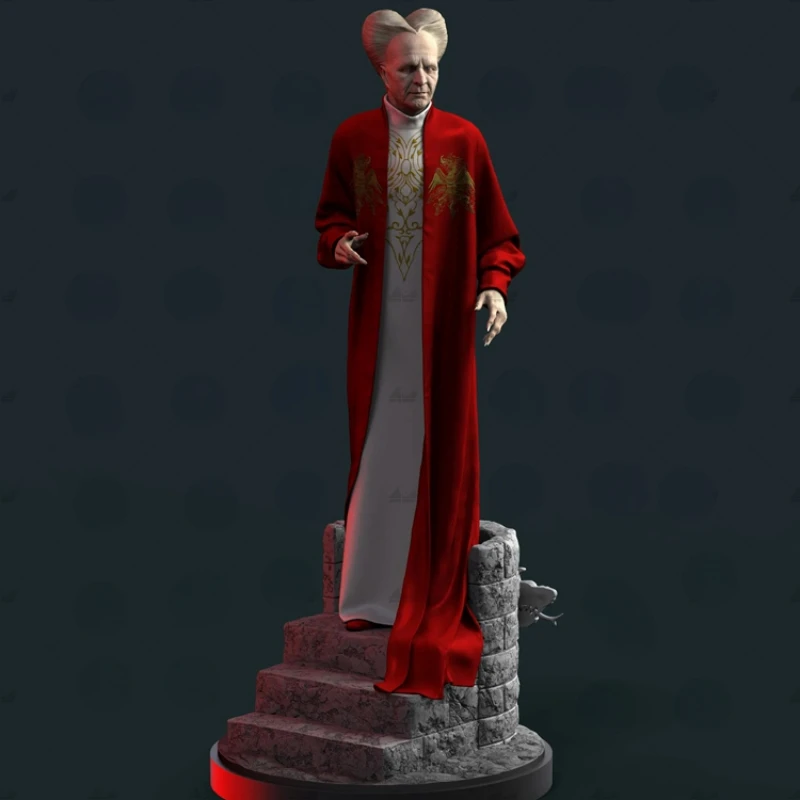 Resin Figure Count Dracula 1/24 Scale 110mm Vertical Height Model Kit ...
