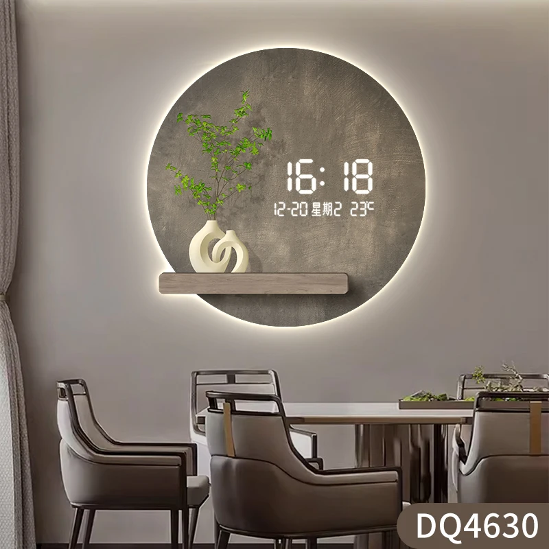Digital-Art-Mural-Wall-Clocks-Luxury-Mechanism-Alarm-Korean-Kitchen ...