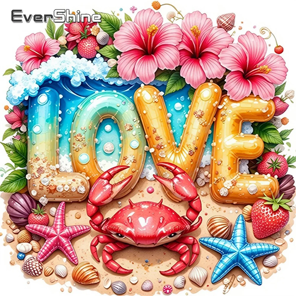 Evershine 5D Diamond Embroidery Text Full Square Painting Landscape ...