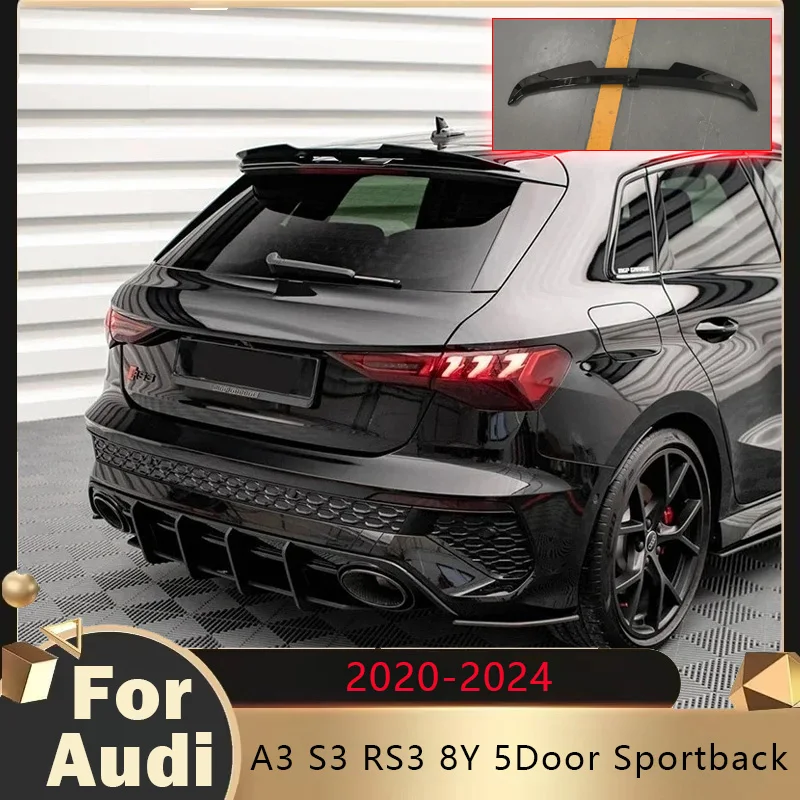 For Audi A3 S3 RS3 8Y 5Door Sportback 2020 2021-2024 Rear Trunk Roof ...